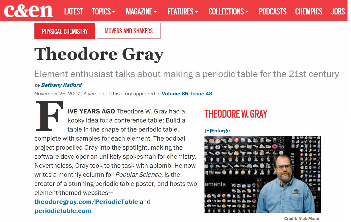 Large Classroom Periodic Table of the Elements Photo Poster (53"x27") - Genius Lab Gear