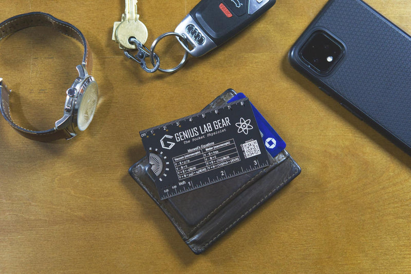 The Pocket Physicist - Wallet Ruler & Unit Conversion Reference ...