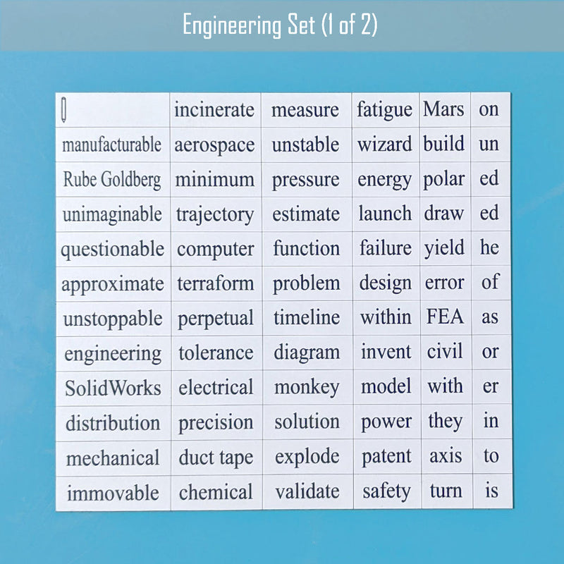 Engineering Word Magnets - Genius Lab Gear